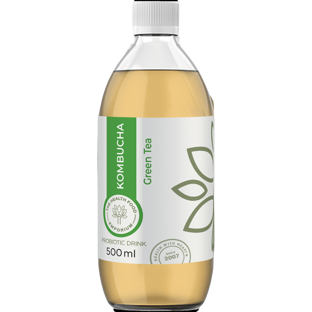 Kombucha Green Tea 500ml | The Health Food Emporium