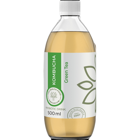 Kombucha Green Tea 500ml | The Health Food Emporium