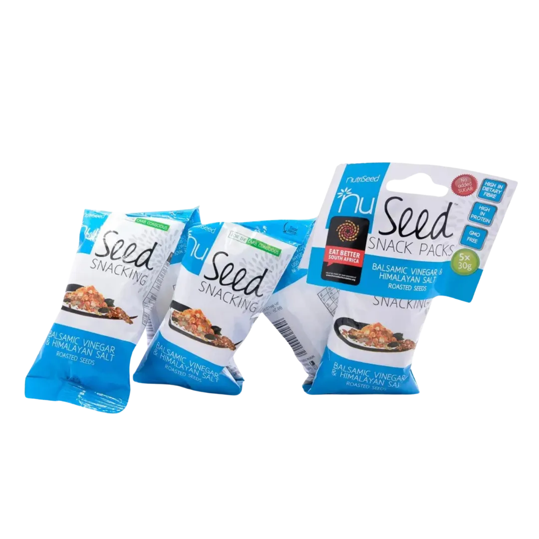 NuSeed Himalayan Salt & Balsamic Vinegar Roasted Seeds - Strip Pack ...
